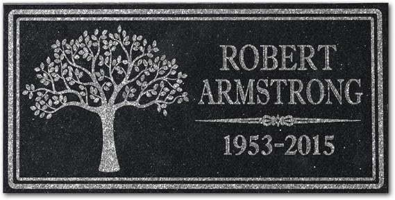Amazon.com : in Loving Memory Photo Tree of Life Personalized Granite ...