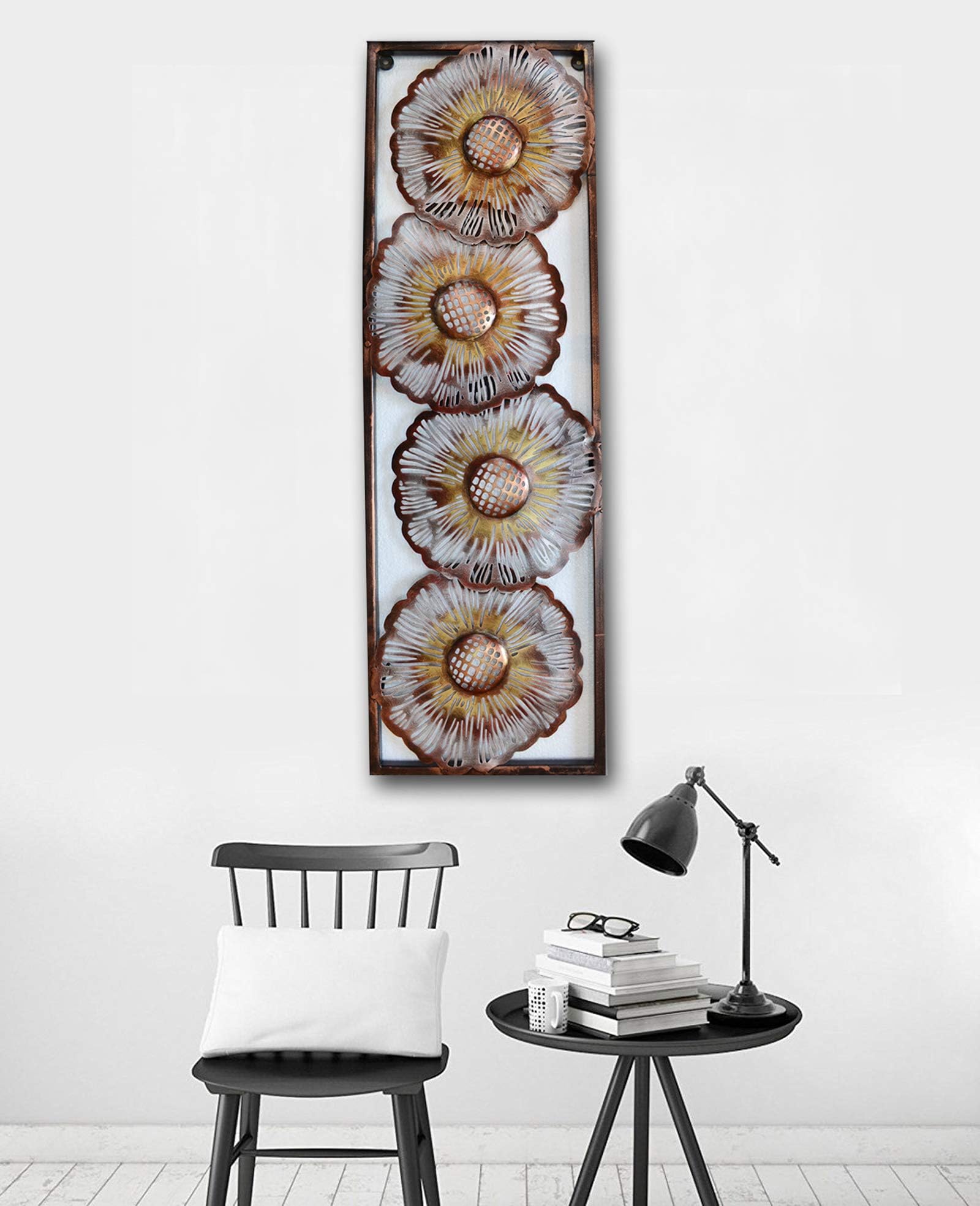 Collectible India Metal Wall Mounted Sculpture Frame (24 x 12 inch ...