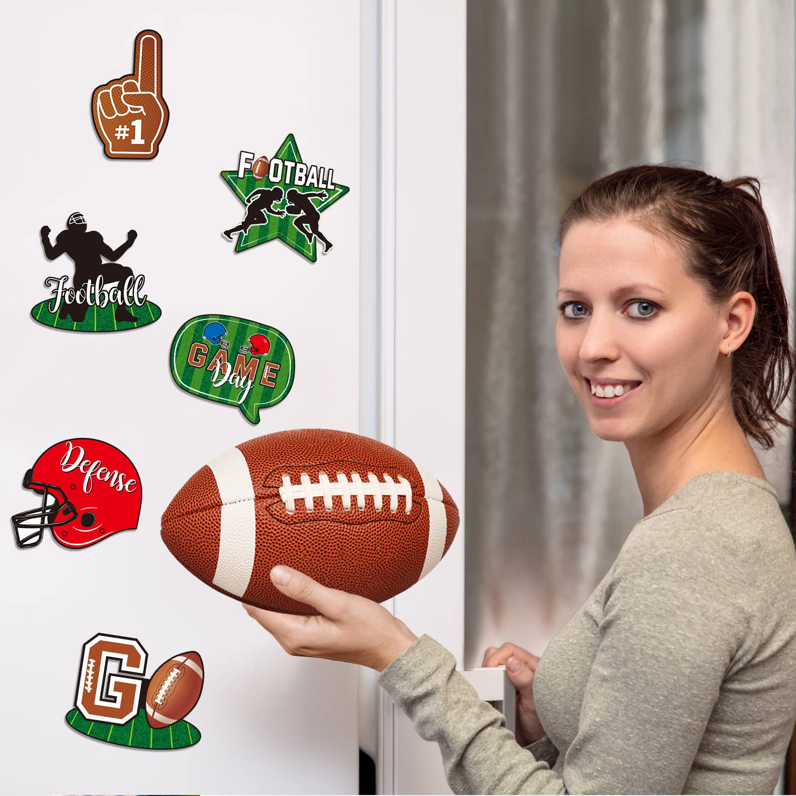 Snapklik.com : 12 Pieces Football Locker Magnets Football Fridge ...