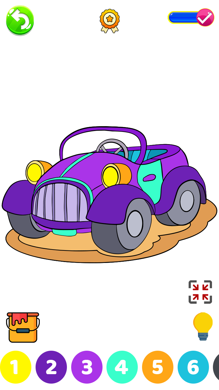 Cars Color By Number For Kids - World Cars Coloring Book:Amazon.com ...