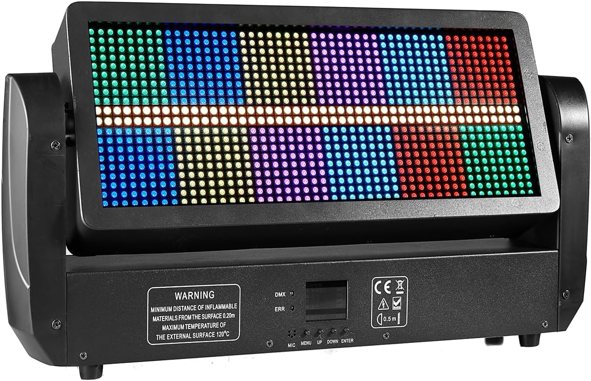 Amazon.com: JUNMAN 400W RGBW Moving Head Led Strobe Light DJ Disco ...