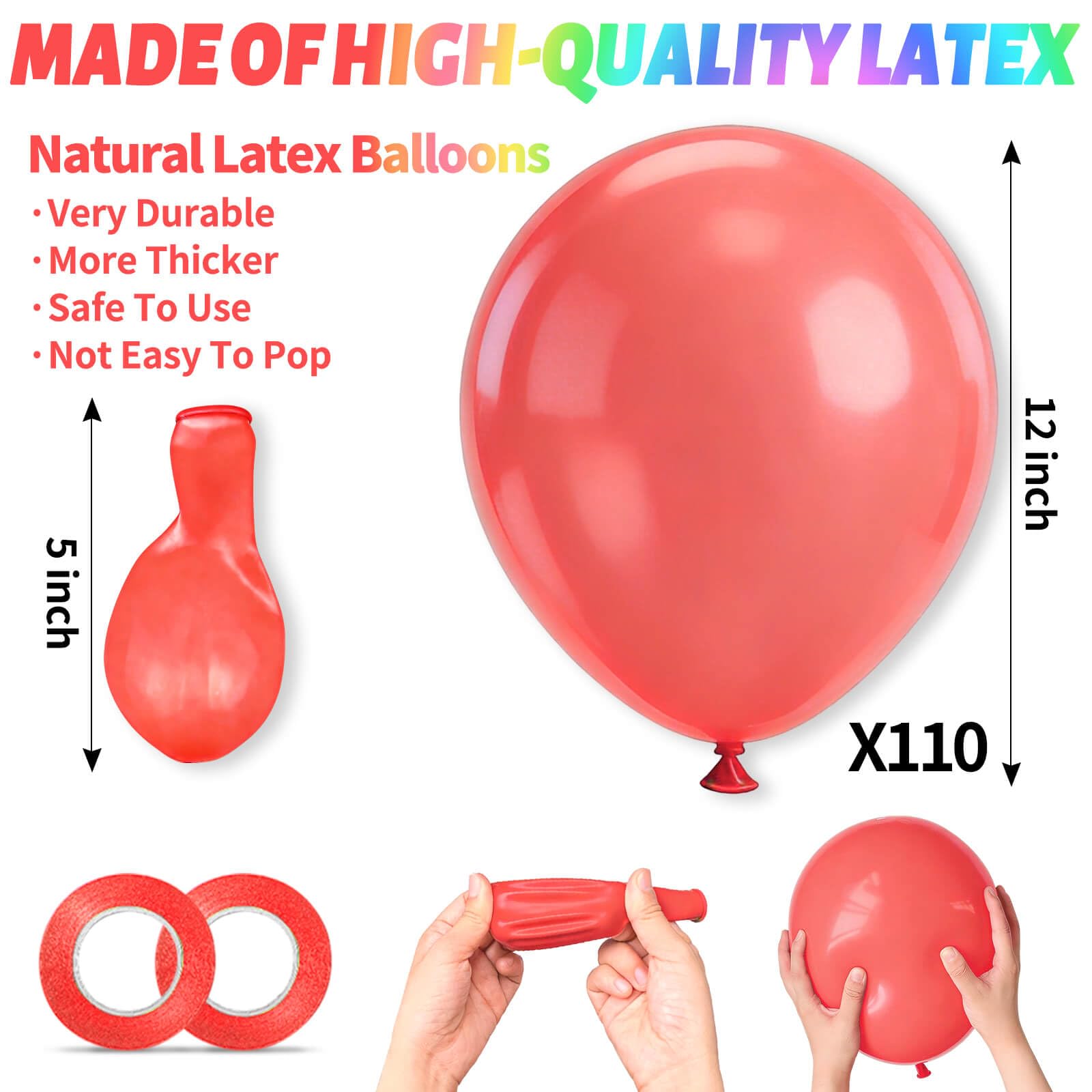 Snapklik.com : 110pcs Pastel Balloons 12 Inch, Pastel Color Balloons ...