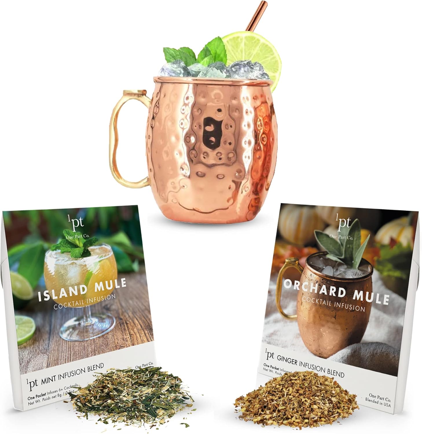 Amazon.com: Moscow Mule Cocktail Infusion with 6 Stainless Steel Lined ...