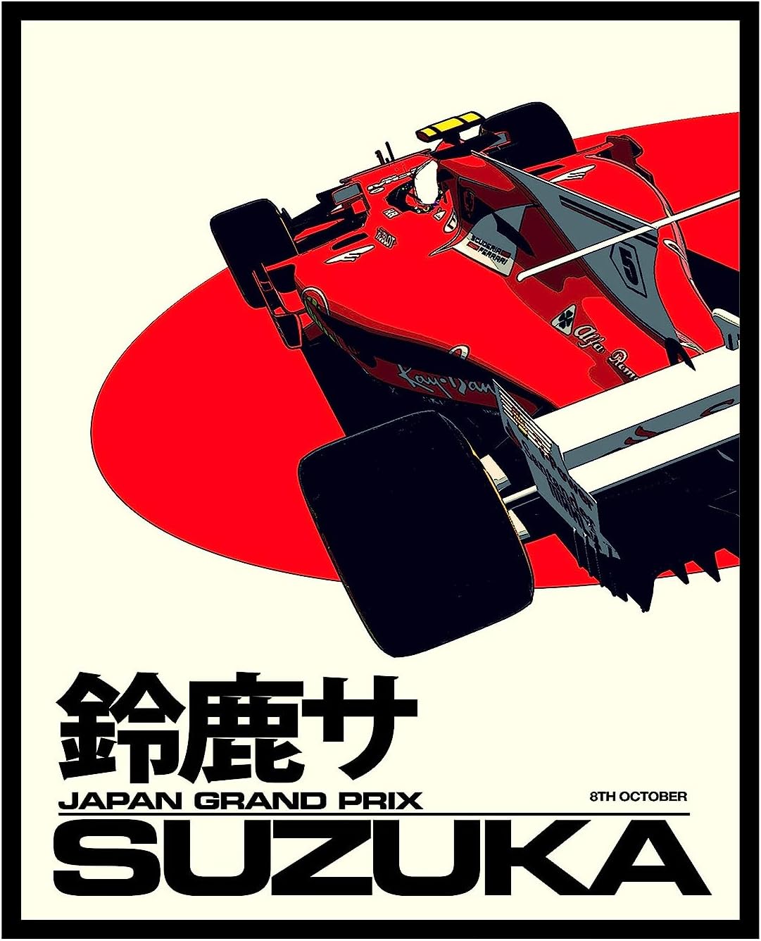 Amazon.com: Poster Master Vintage Car Racing Poster - Retro Japan Grand ...
