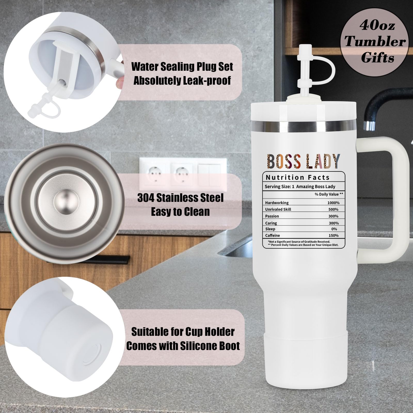 Snapklik.com : Boss Day Gift For Boss Lady, Boss Lady Nutrition Fact ...