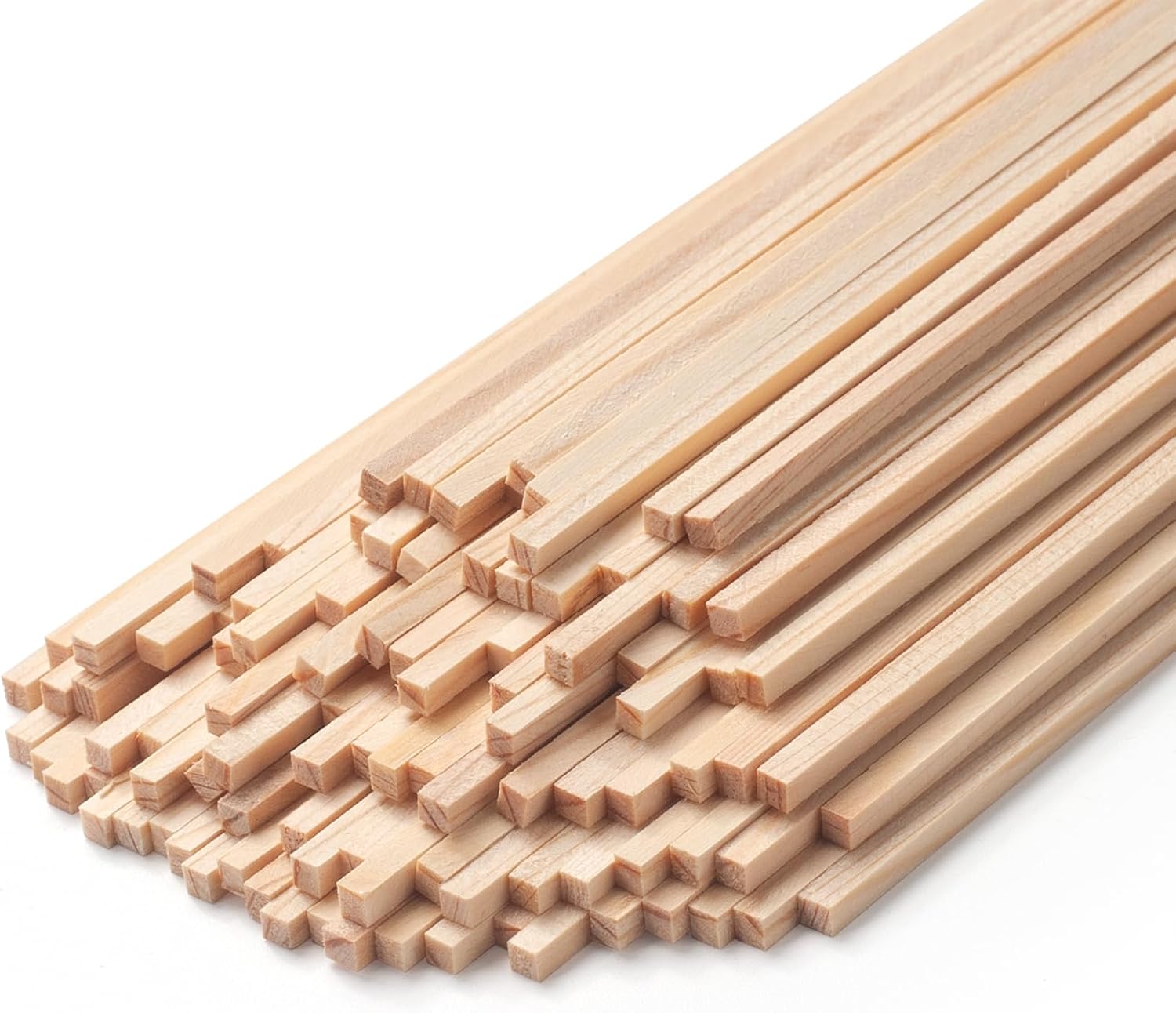 Amazon.com: 1/8" x 12" Square Wooden Dowel Rods Wood Square Dowels for ...