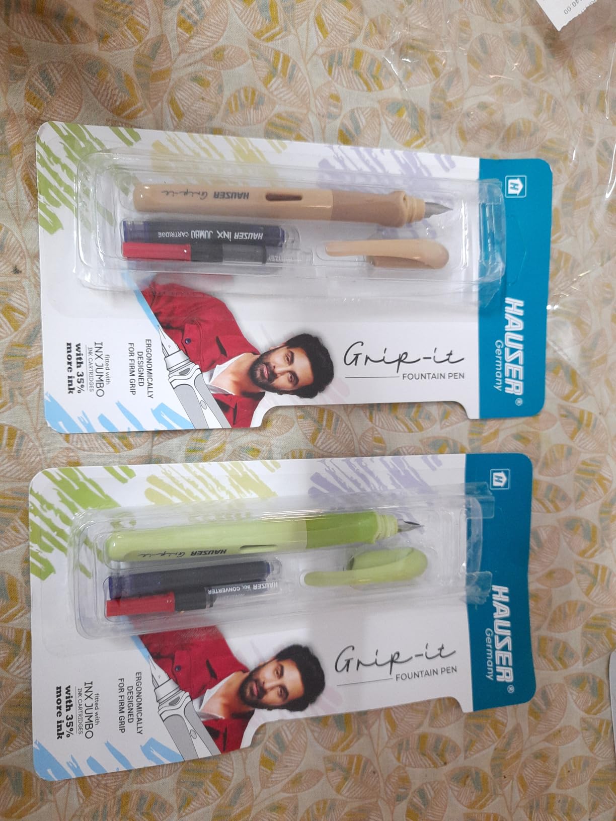 Hauser Inx Grip-it Fountain Pen | Ergonomically Aesthetic Designed for ...