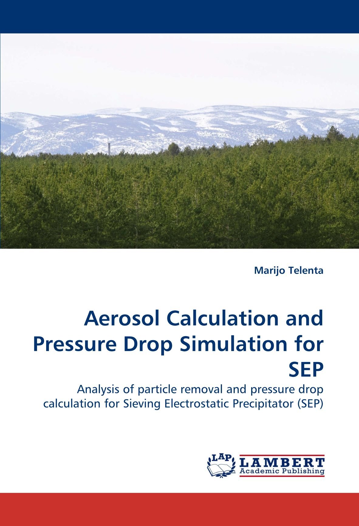 Buy Aerosol Calculation and Pressure Drop Simulation for SEP: Analysis ...