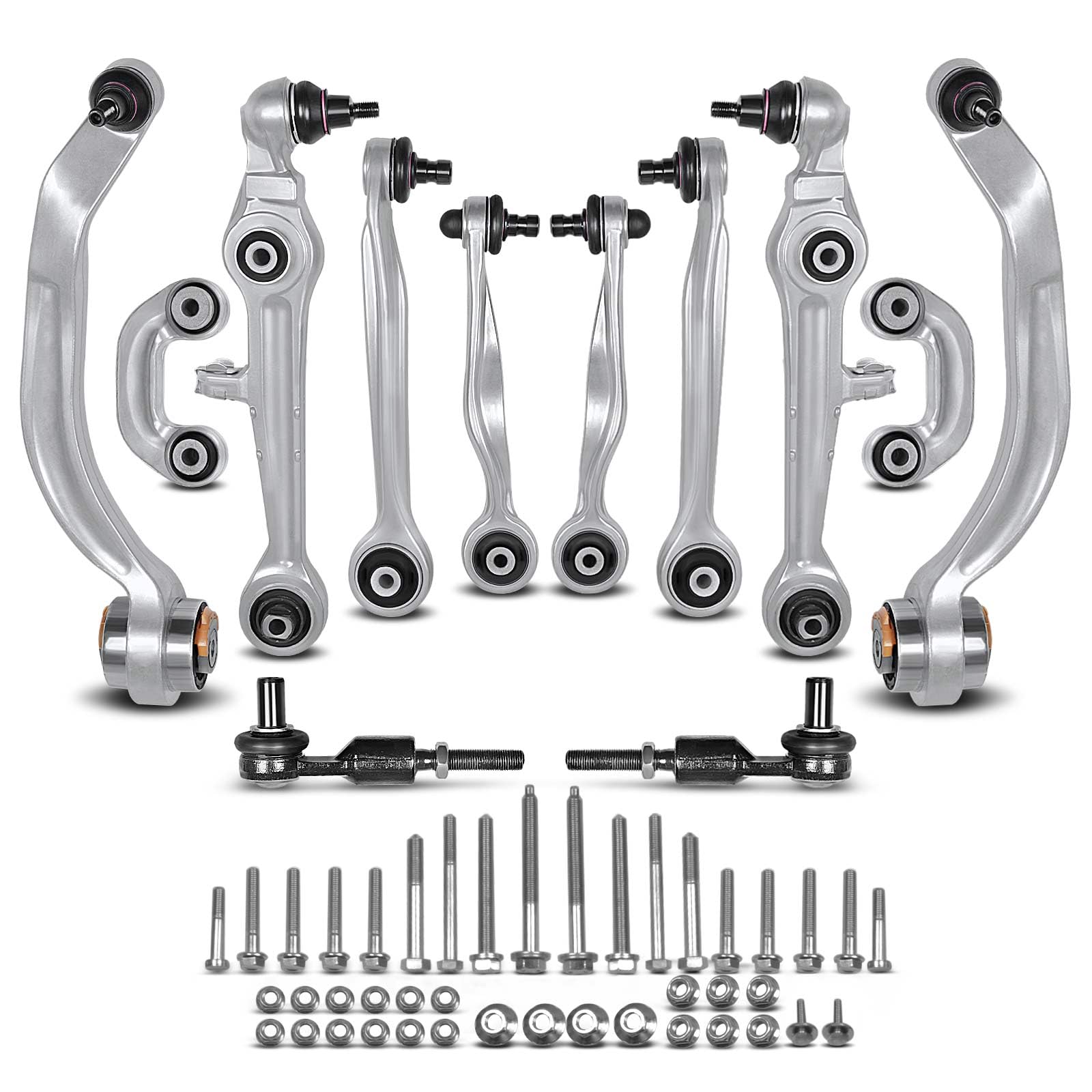 Amazon.com: A-Premium 12Pcs Front Suspension Kit, Upper Lower Control ...