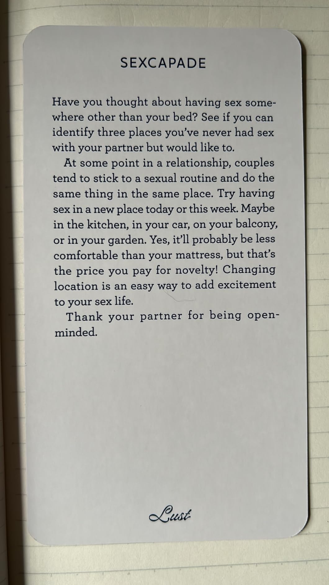 Sexology Deck: 60 Ways to Spark Passion and Deepen Your Connection ...