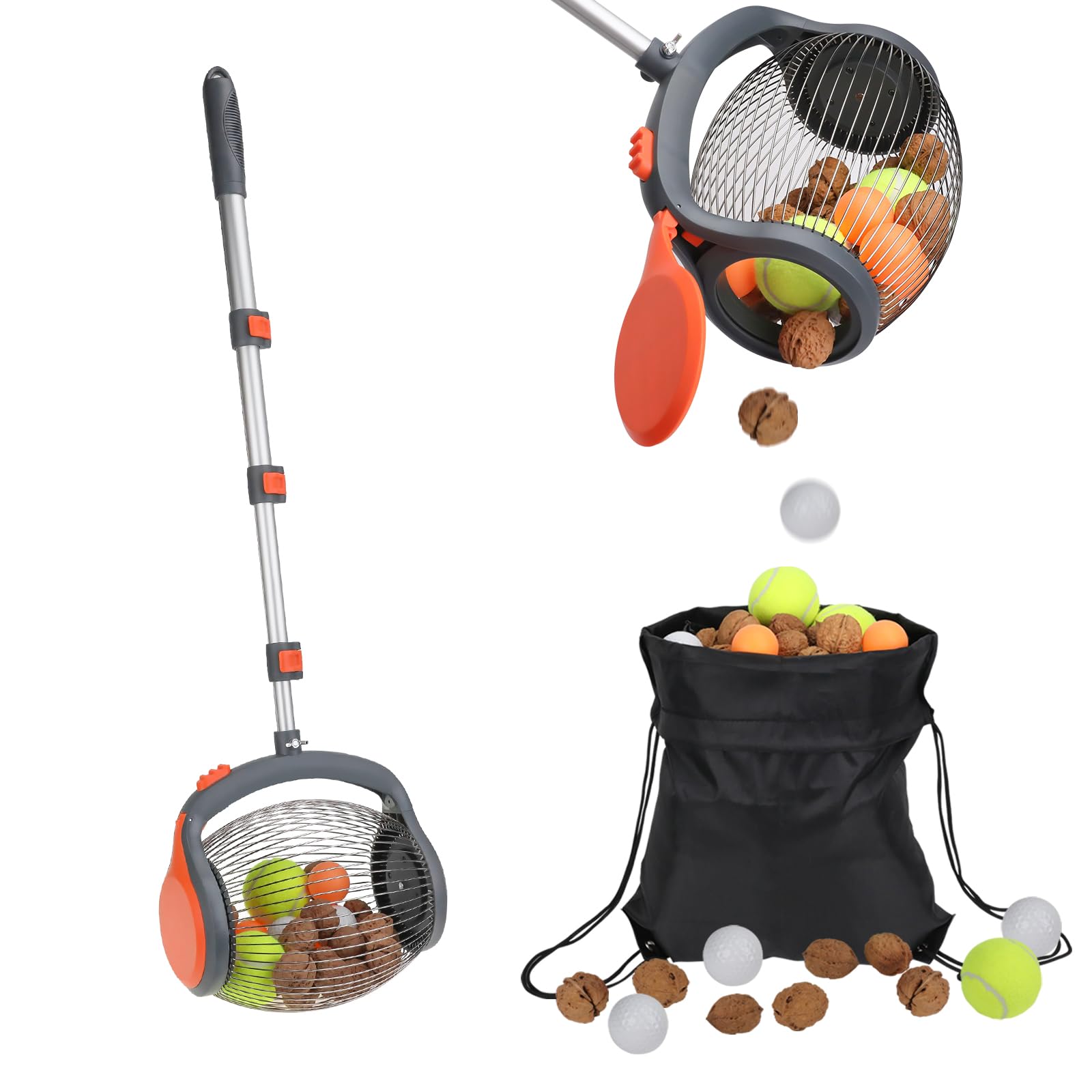Amazon.com : RIFPOD Nut Gatherer,Walnut Picker Upper, Foot-Operated ...