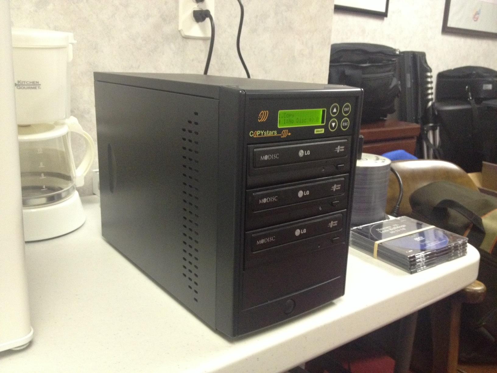 Amazon.com: Copystars DVD duplicator 1 to 2 target DVD-burner drive CD ...