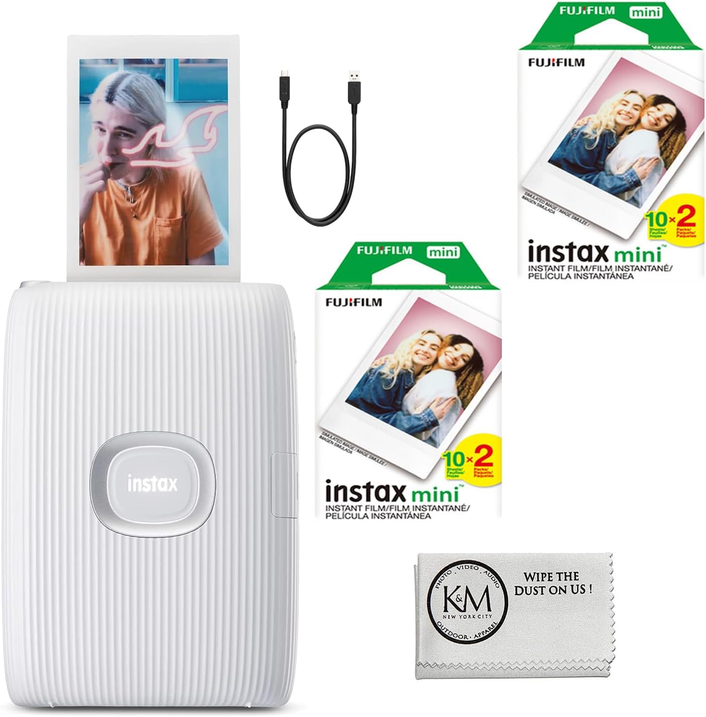 Amazon.com : Fujifilm Instax Mini Link 2 Instant Smartphone Printer ...