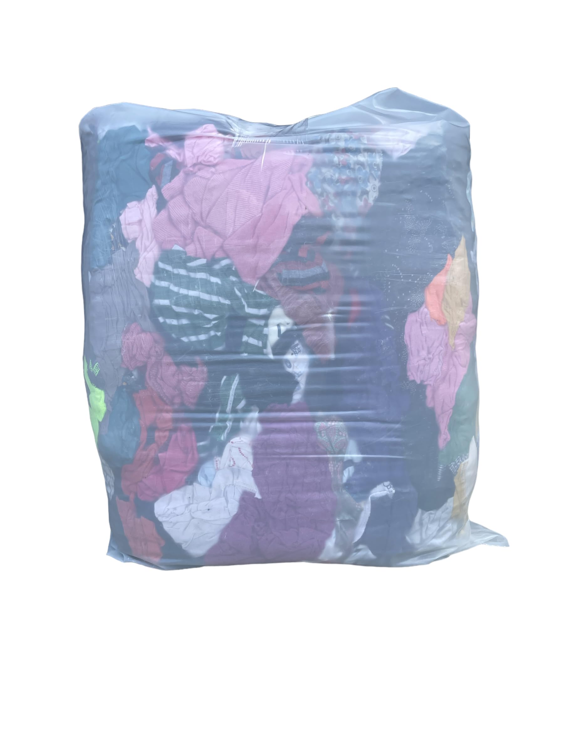 Amazon.com: CHEMSTREAM Recycled Mulitcolored Cotton Knit T-Shirt Rags ...