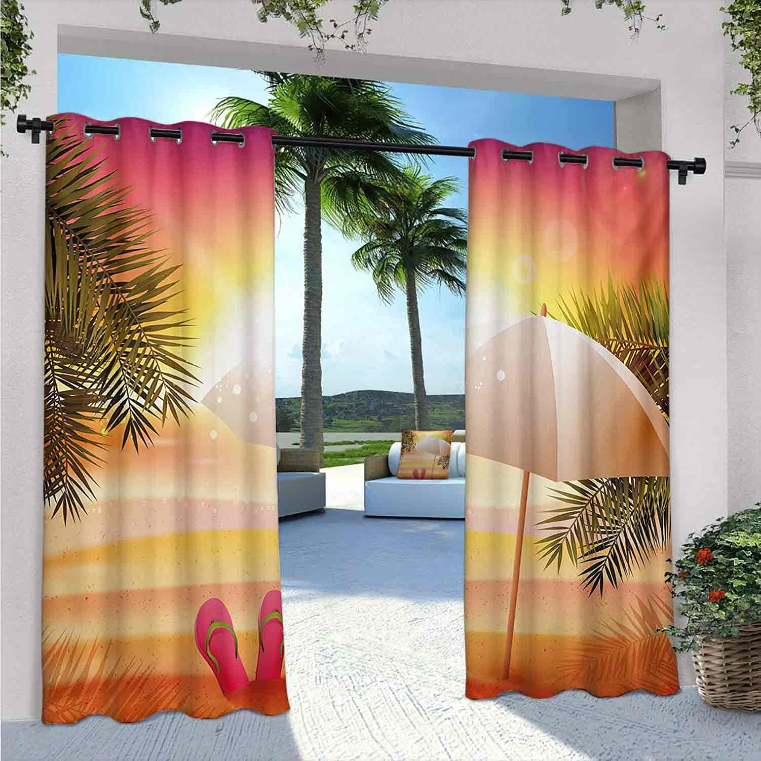 Tramonto In Spiaggia Con Cabana