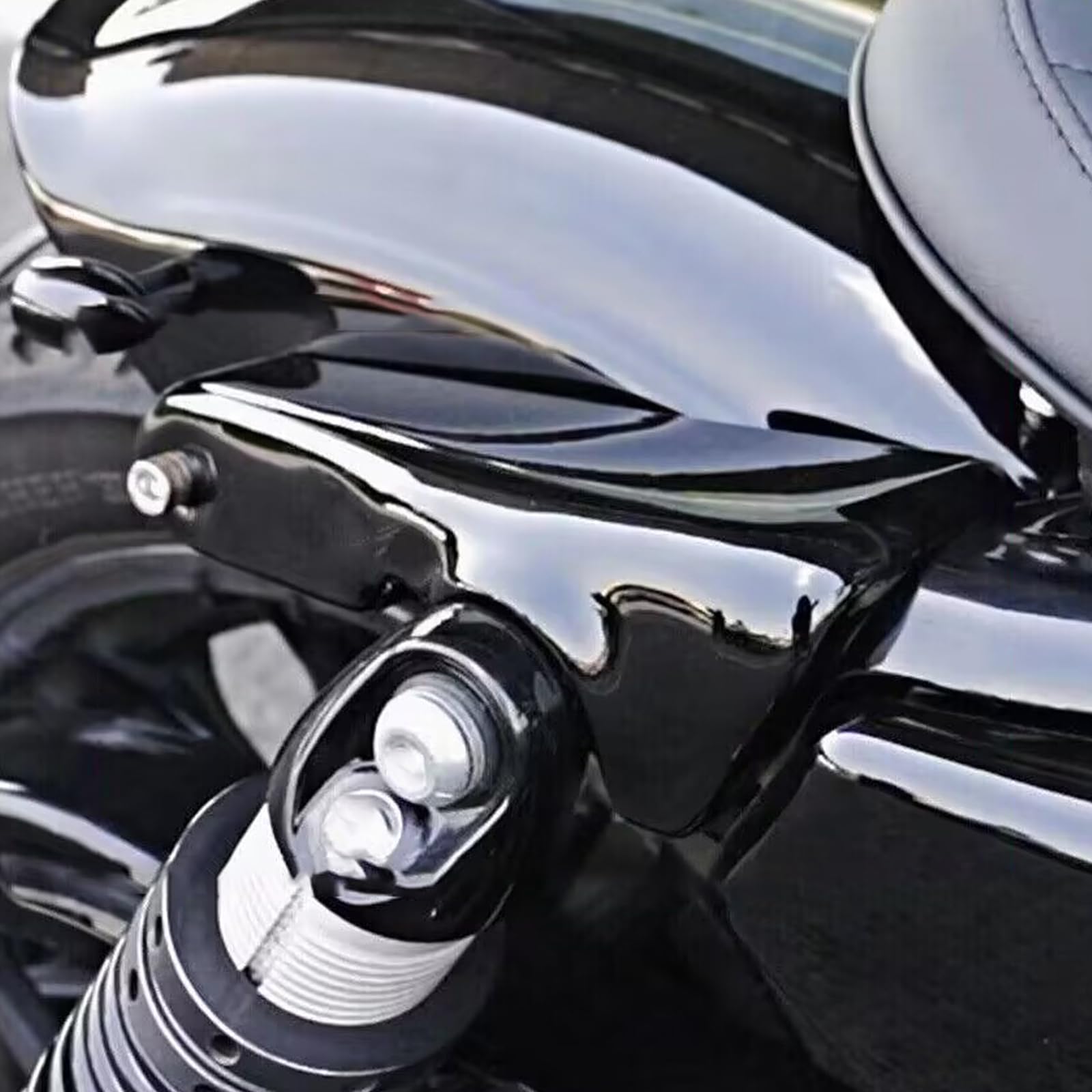 HDBUBALUS Motorcycle Rear Fender Short Mudguard Support Bracket for ...