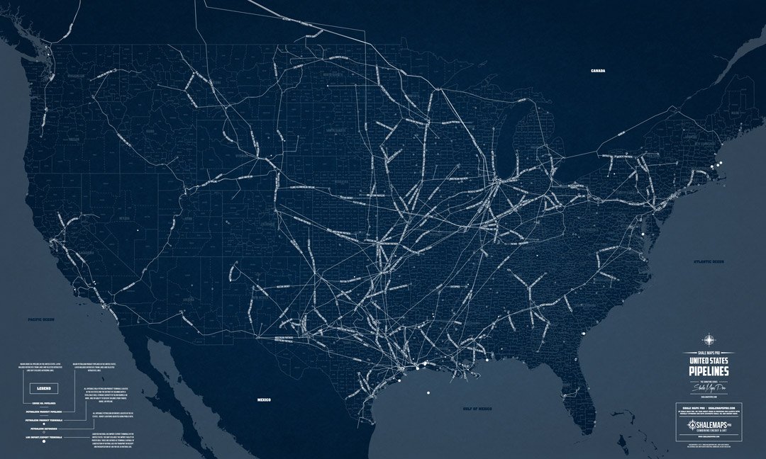 30 Pipe Line Map Of Usa Online Map Around The World The West