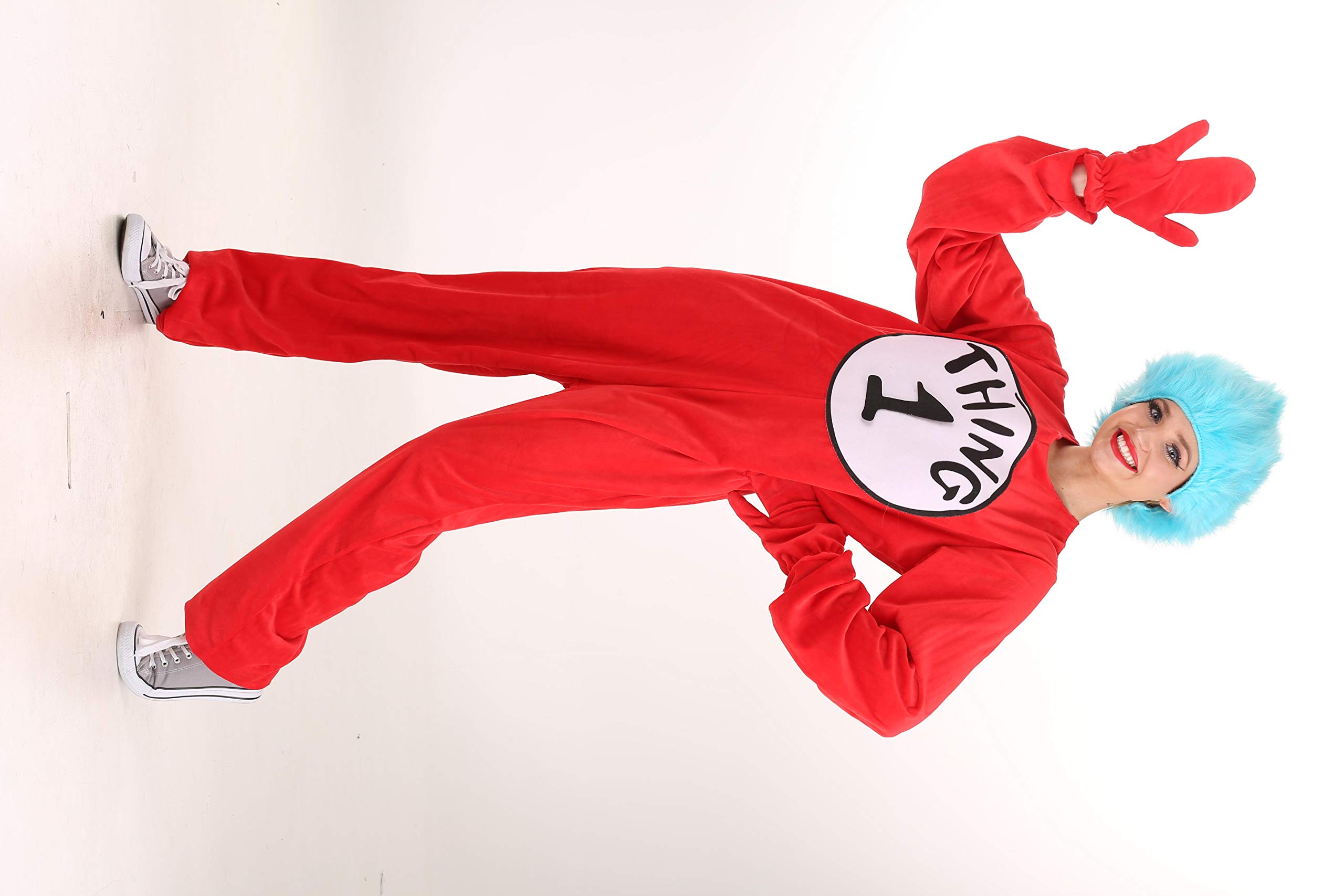 Buy Dr. Seuss Thing 1 & Thing 2 Deluxe Costume Adult Online at ...
