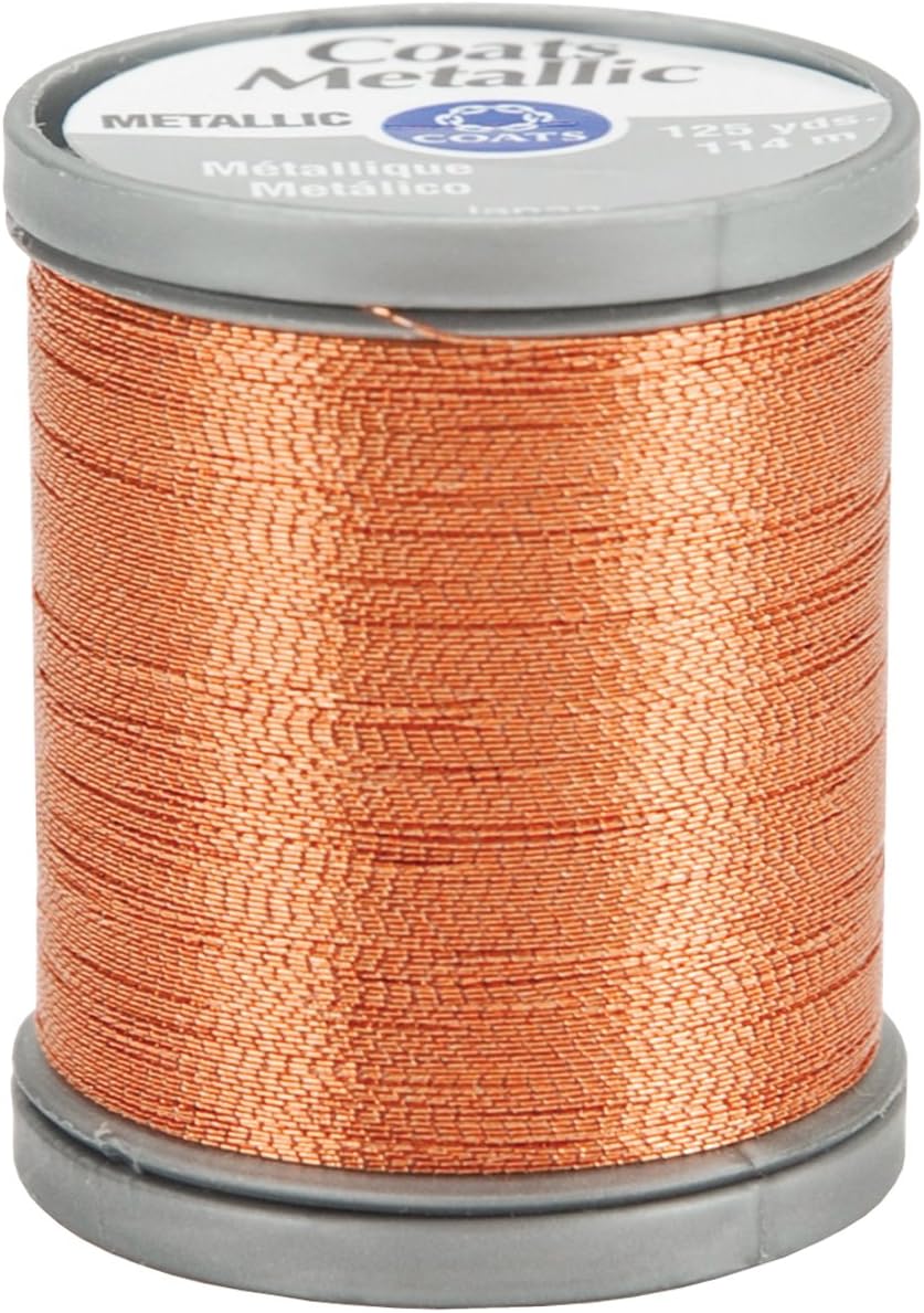 Amazon.com: COATS & CLARK Metallic Thread, 125-Yard, Copper