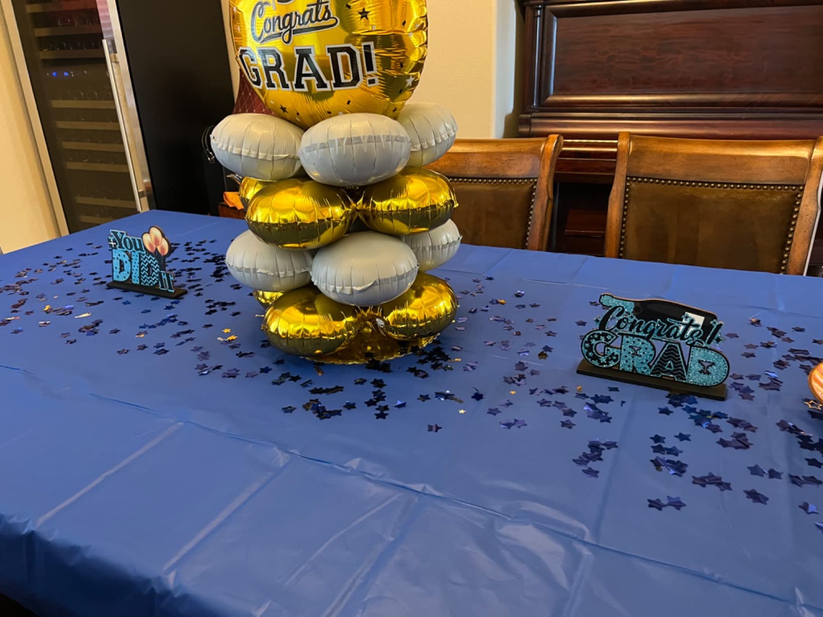 Amazon.com: 4 Pieces 2023 Graduation Party Table Decorations，Wood Class ...