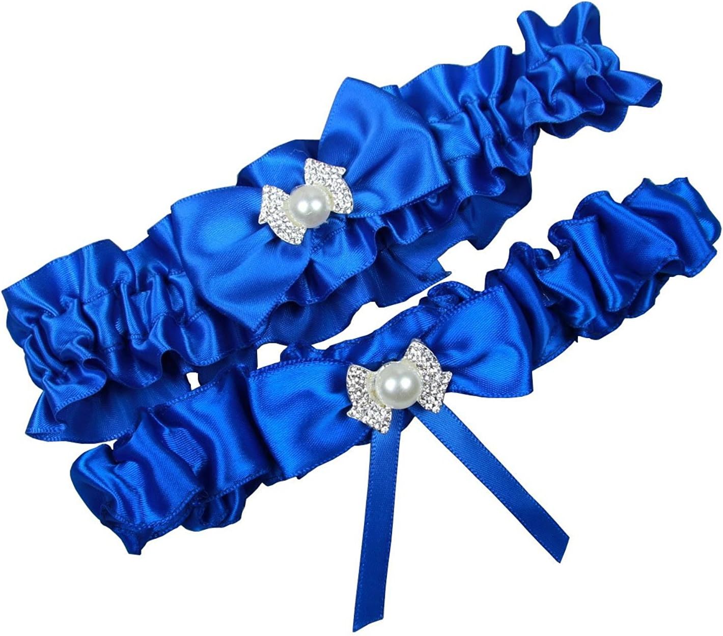 Amazon.com: MerryJuly Bridal Garter Belt Set Prom Wedding Garters For ...