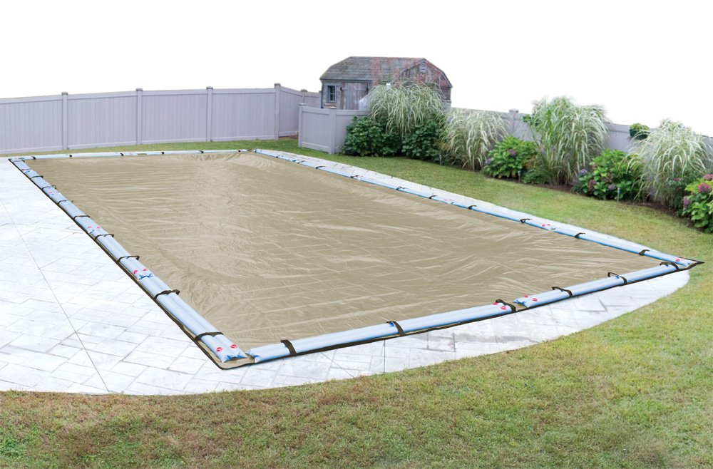 Snapklik.com : Robelle 18 X 40 Ft Premium Tan Winter Pool Cover For ...