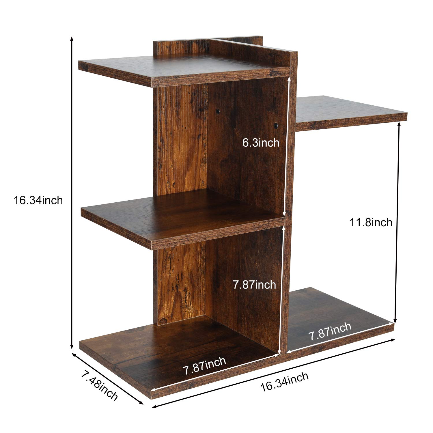 Snapklik.com : PAG Wood Desktop Shelf Small Bookshelf Desk Supplies ...