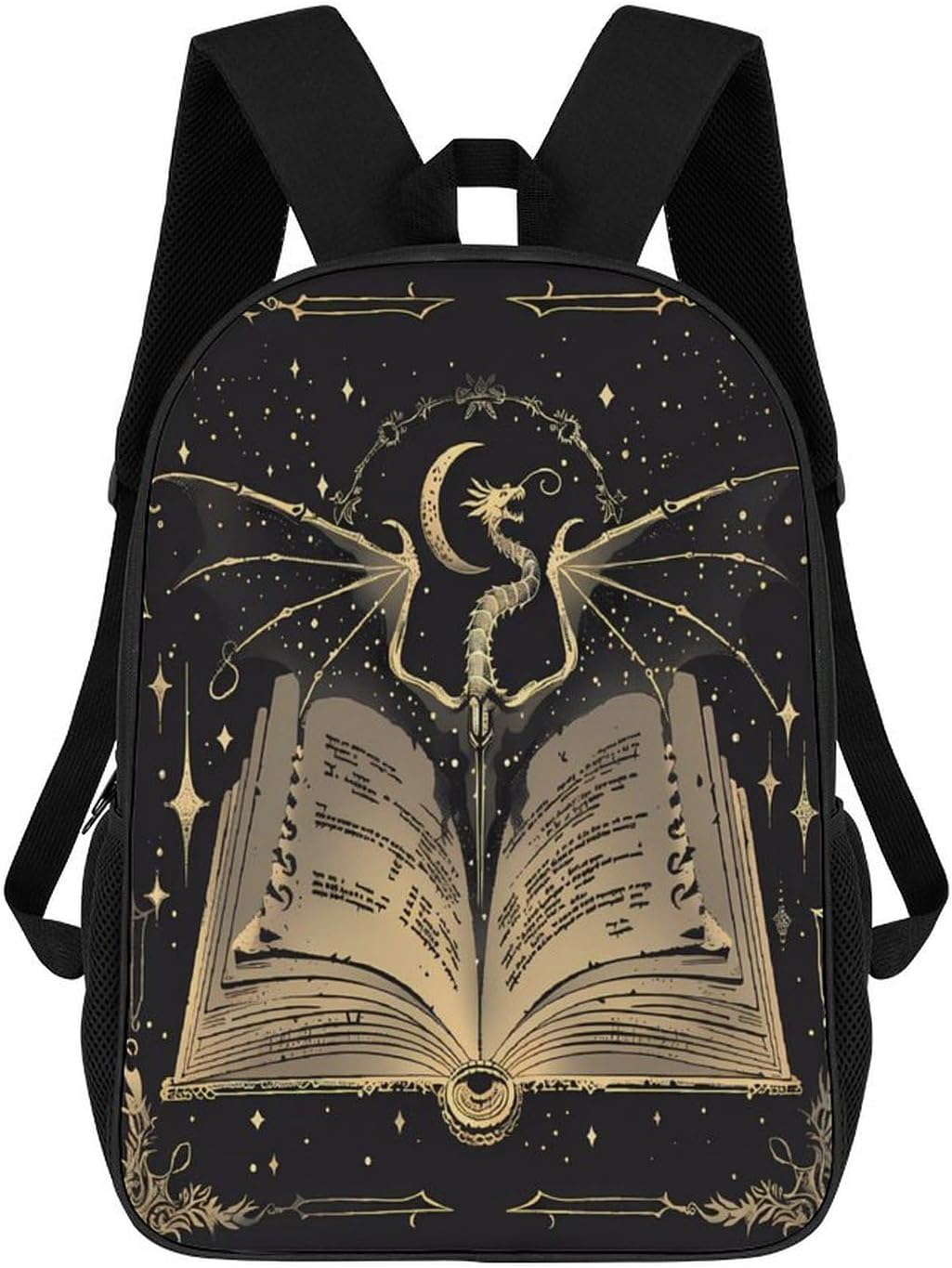 Amazon.com | Bfcvzef Fourth-Wing Dragon 17 Inch School Travel Backpack ...