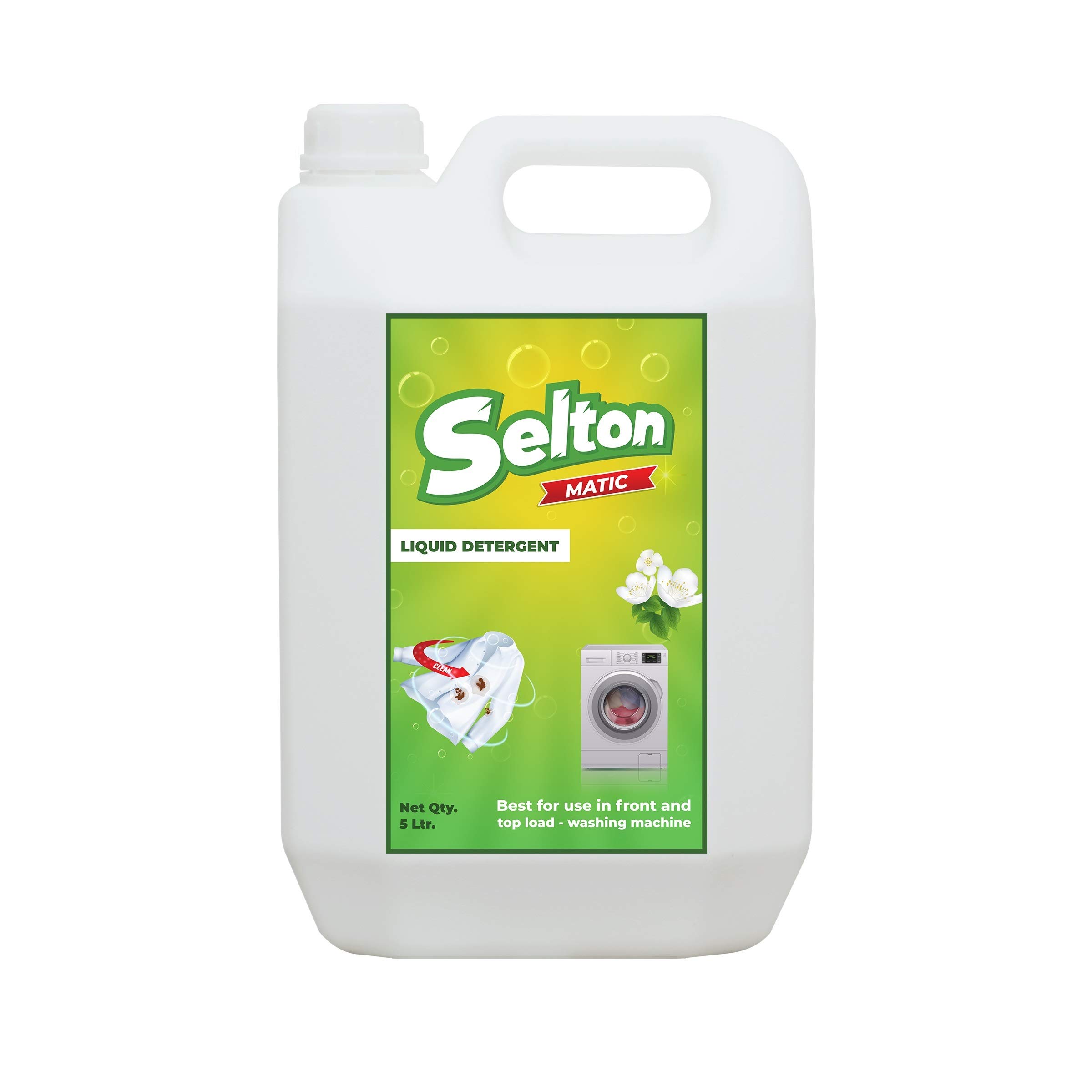 Buy Selton Liquid Detergent 5L, Matic Laundry Liquid Detergent for Top ...
