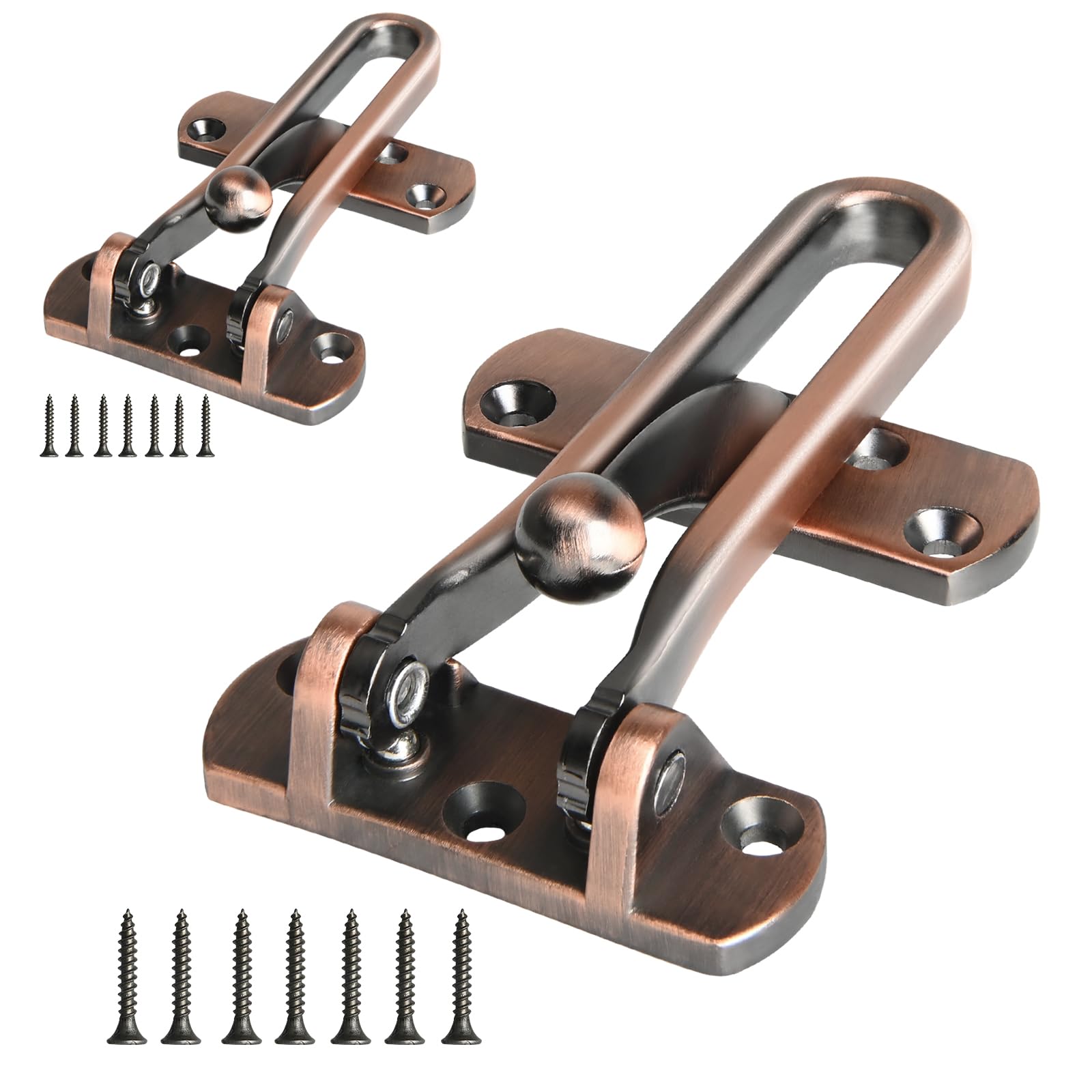 Snapklik.com : KOVOSCH 2 Pack Swing Bar Lock Oil Rubbed Bronze