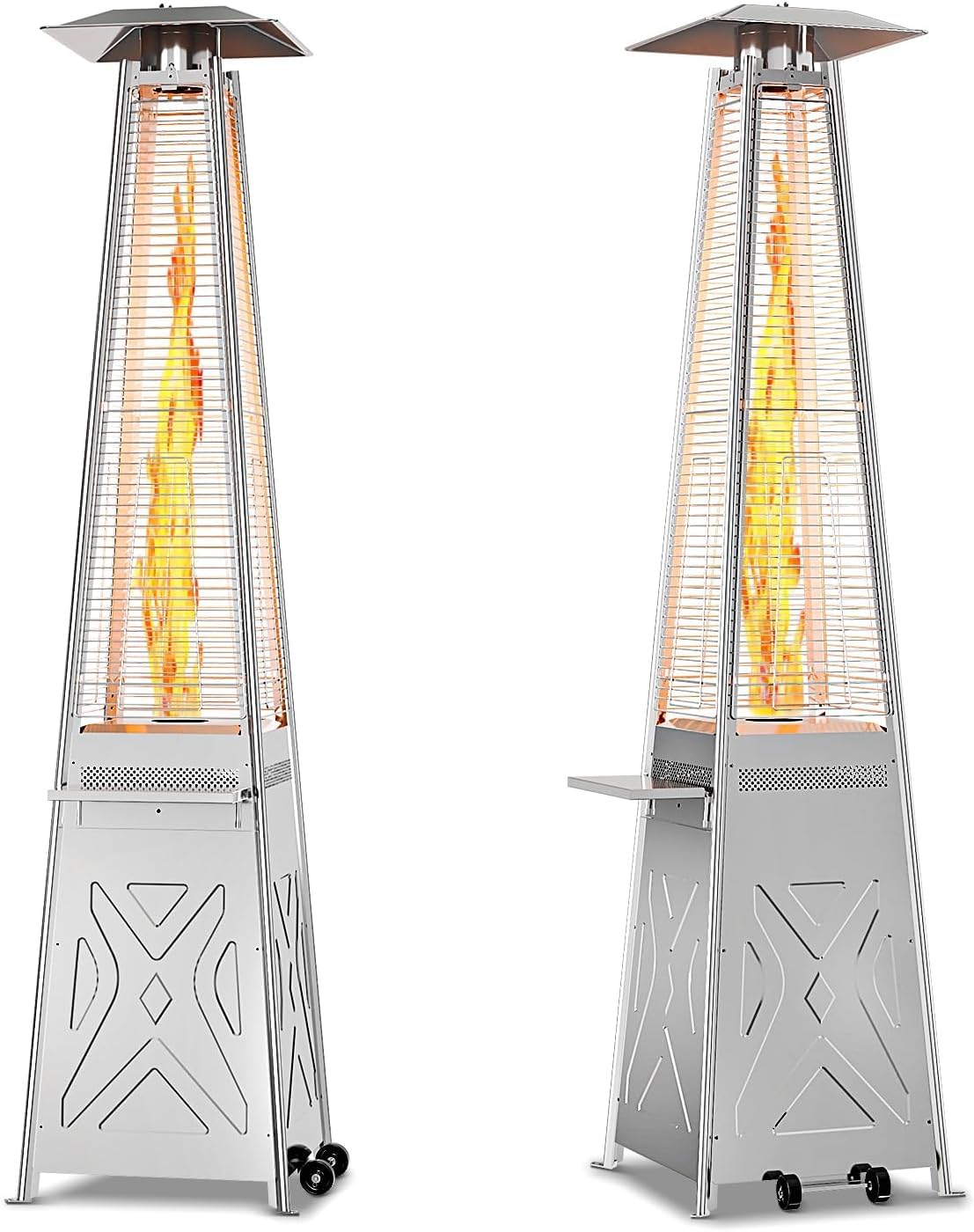 Amazon.com: Towallmark Pyramid Patio Heater, 48,000 BTU Outdoor Patio ...
