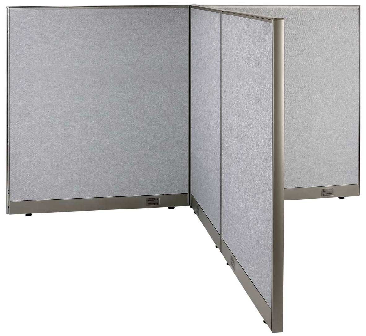 Amazon.com: GOF Freestanding T-Shaped Office Partition, Large Fabric ...