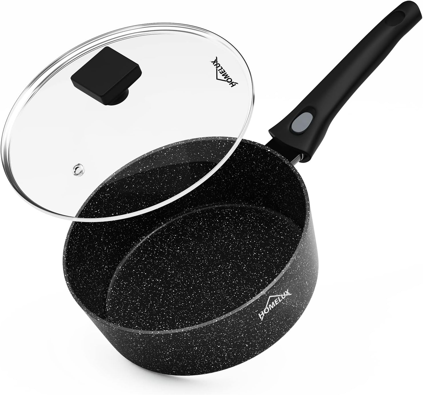 HOMELUX Pfanne Induktion Antihaft-pfanne mit Deckel 24cm,3L Bratpfanne ...