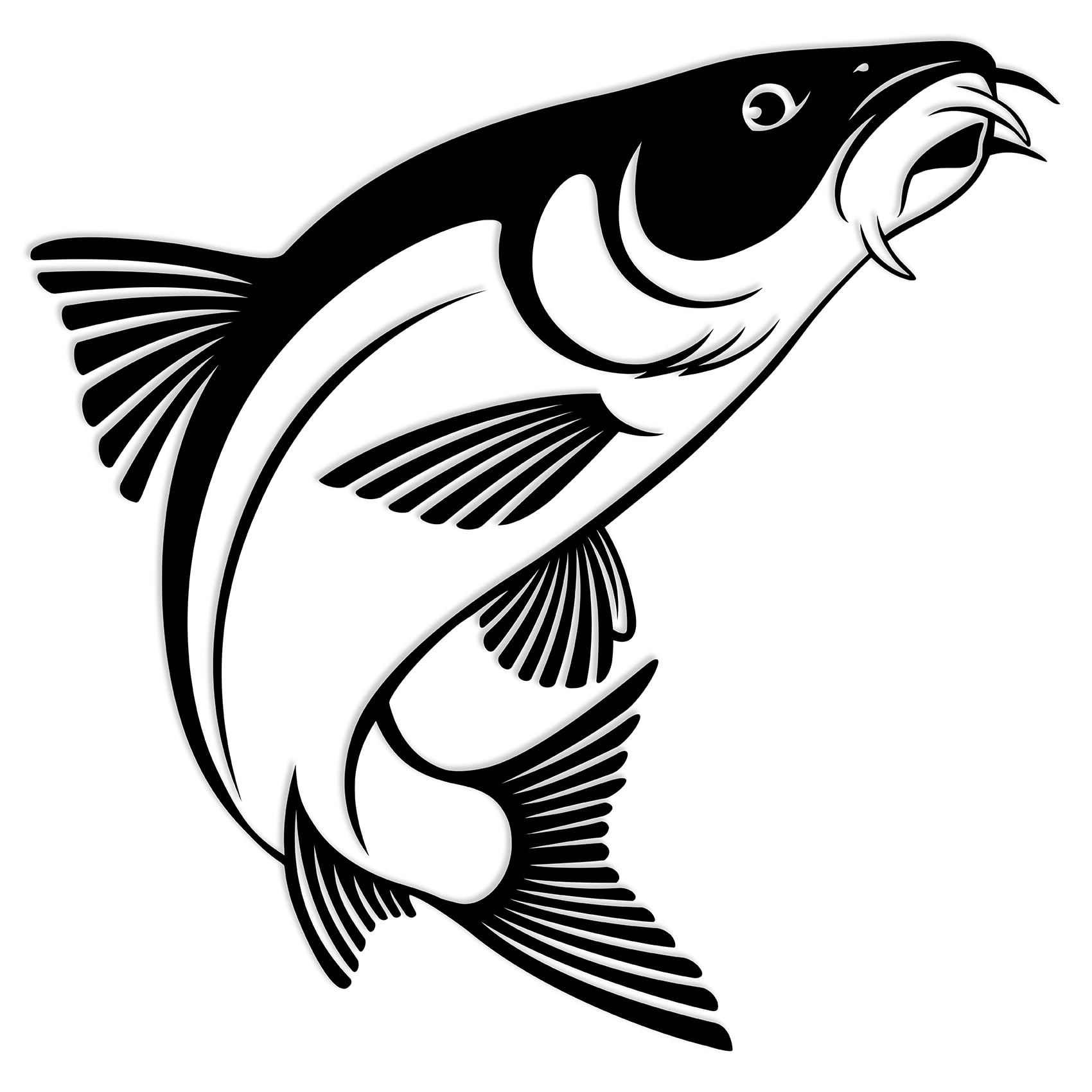 Bass Fisch Aufkleber Finest Folia Fisch Aufkleber Für Auto Motorrad