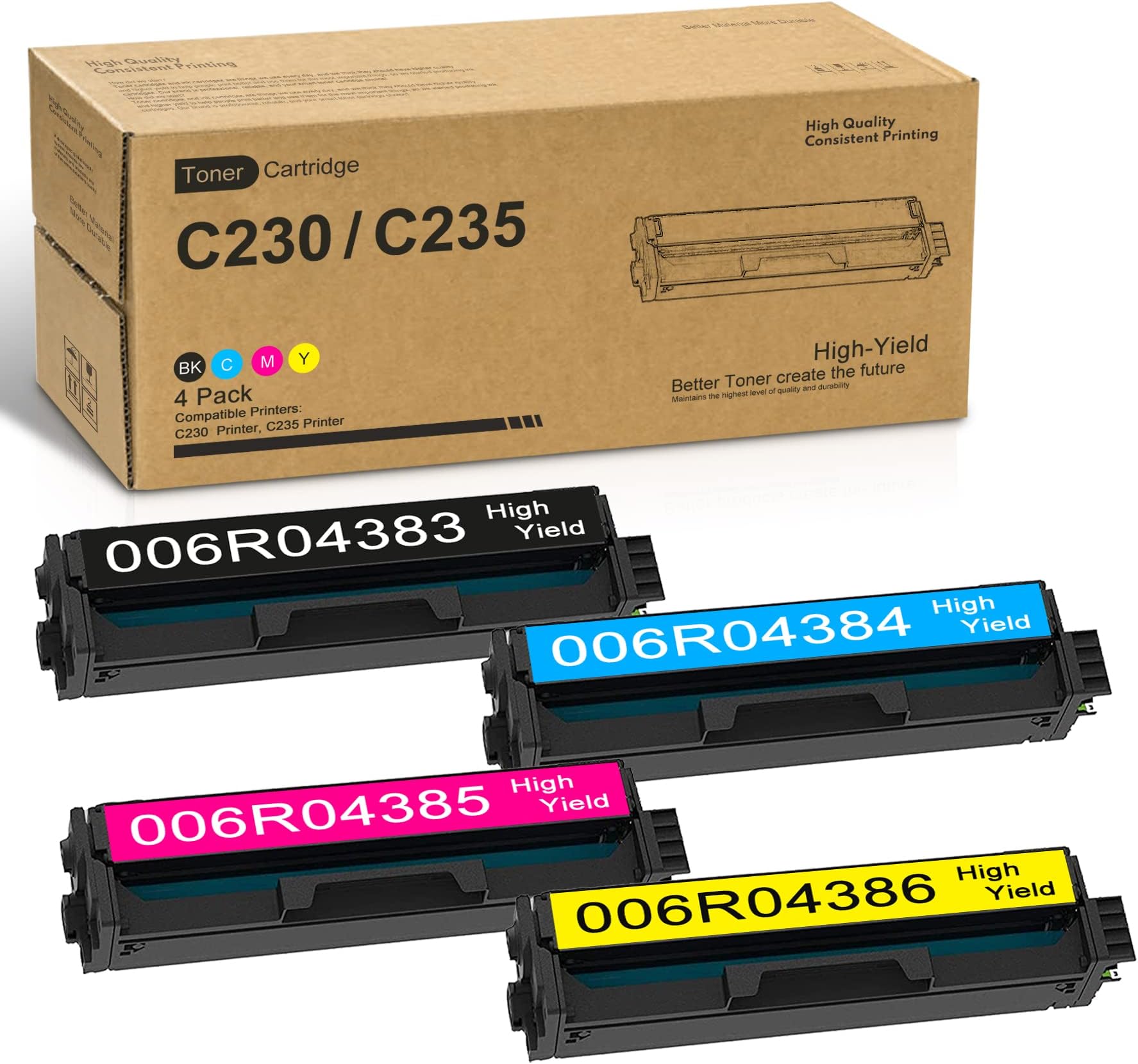 Amazon.com: Hp 201X (CF400XD) 2-Pack High Yield Black and 201A (CF401A ...