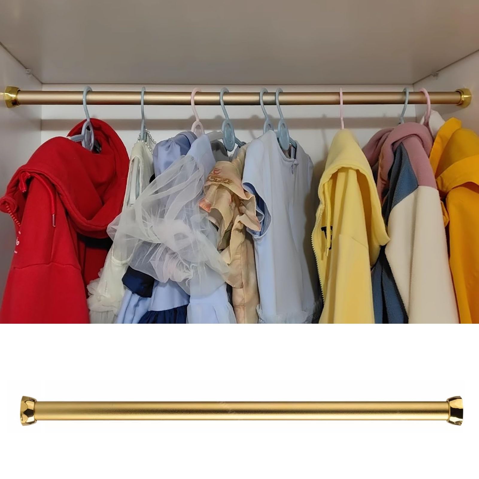 Wall Clothes Hanger Rod