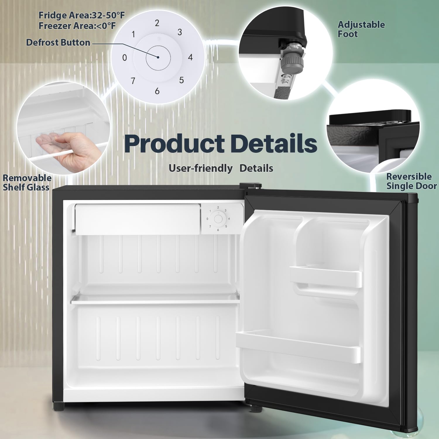 Snapklik.com : Kismile Compact Fridge