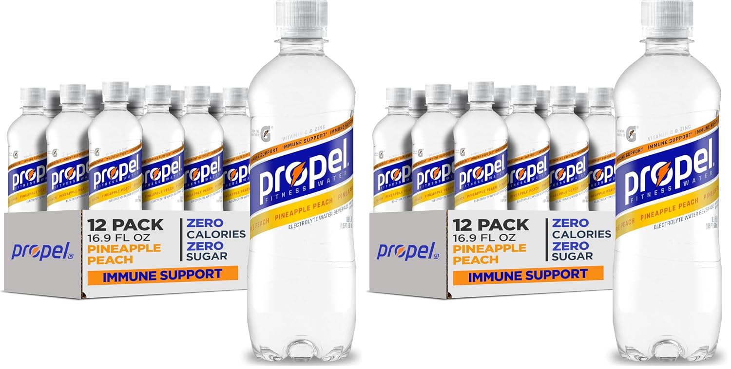 Amazon.com : Propel Immune Support, Pineapple Peach, 16.9 Fl Oz (Pack ...