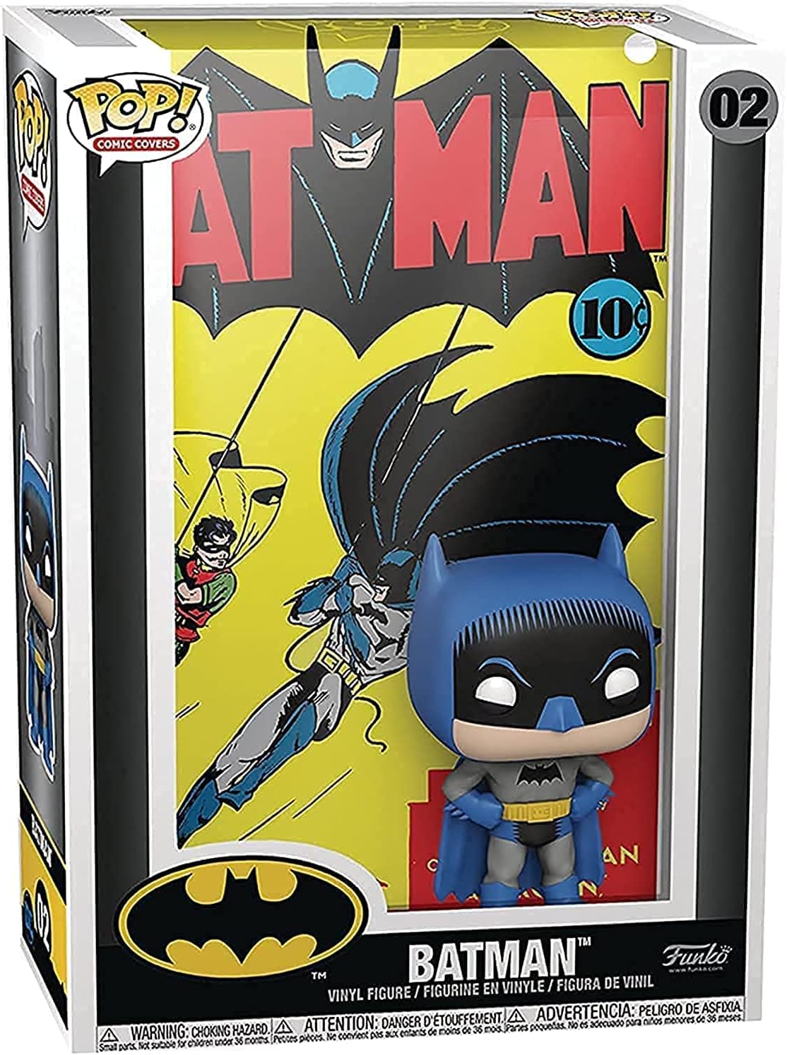 Amazon.com: Funko POP! Art Series: DC Comics #01 - Batman [Black ...