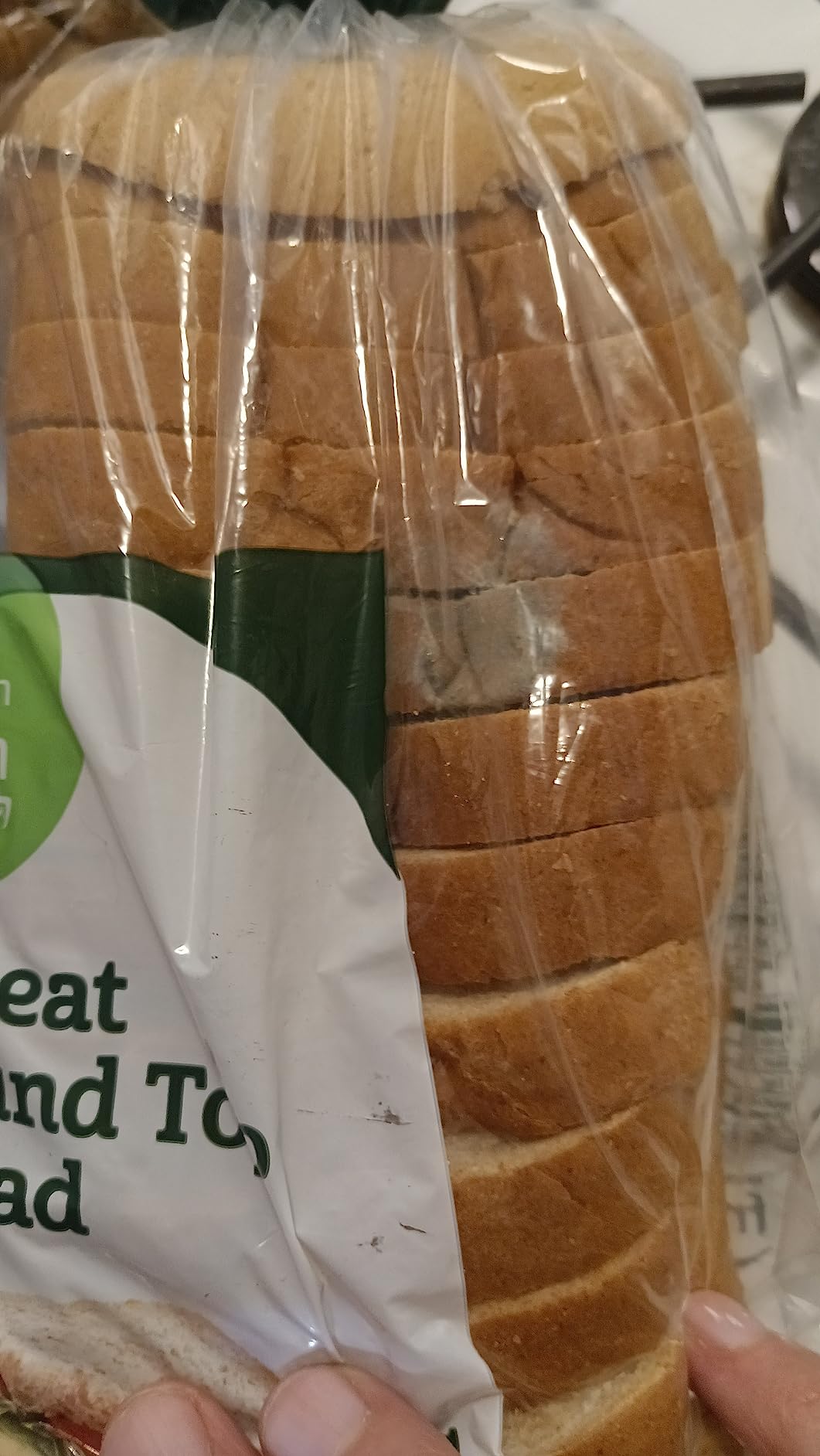 Amazon.com: Amazon Fresh, Wheat Round Top Bread, 20 Oz : Grocery ...