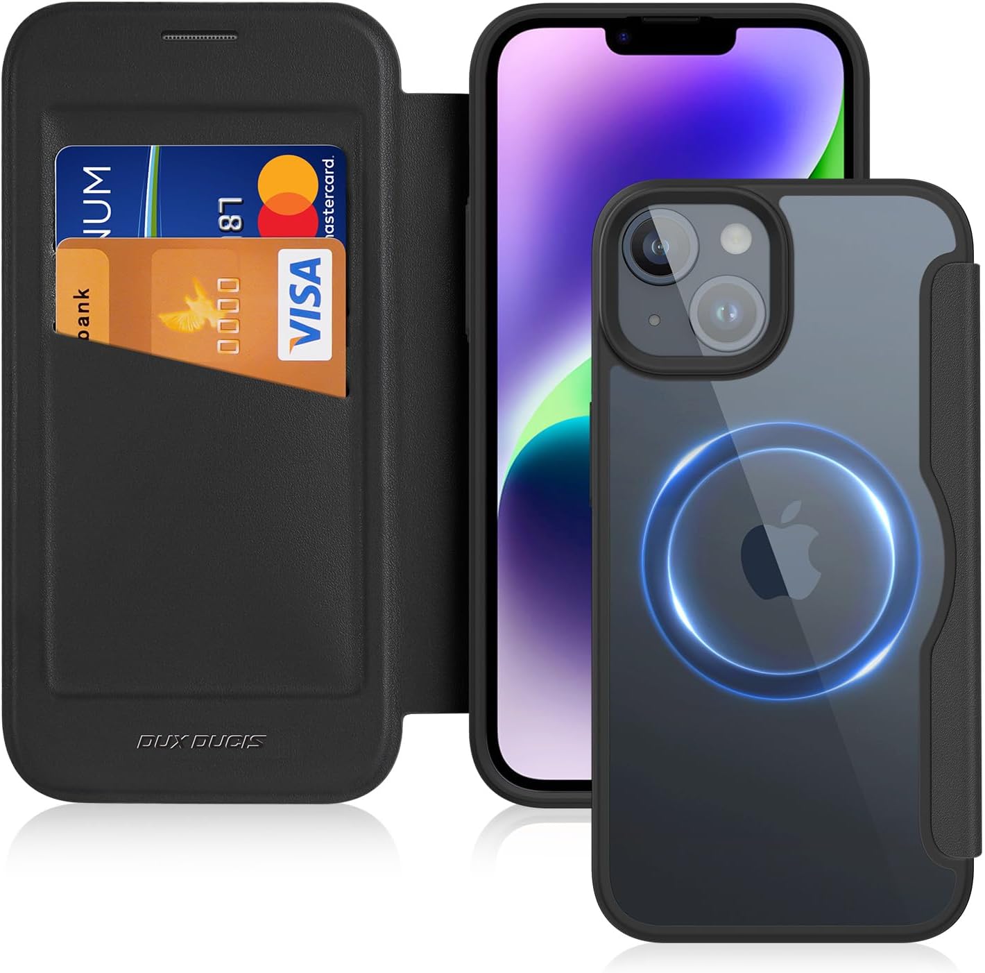 Amazon.com: DUX DUCIS Case for iPhone 15 Case Wallet Compatible with ...