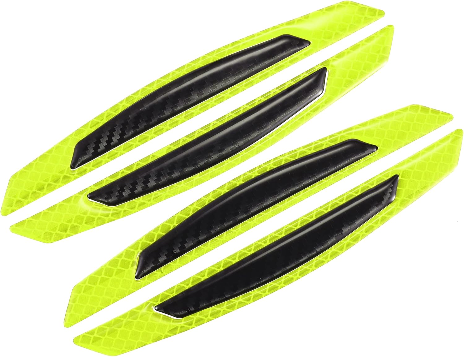 Amazon.com: X AUTOHAUX 4pcs 3D Reflective Stripe Stickers High ...