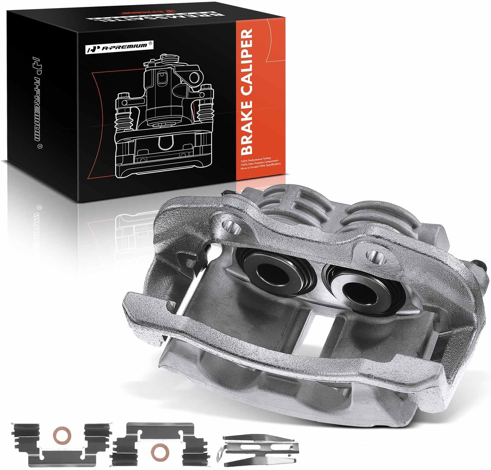 A-Premium Disc Brake Caliper Assembly with Bracket Compatible with ...