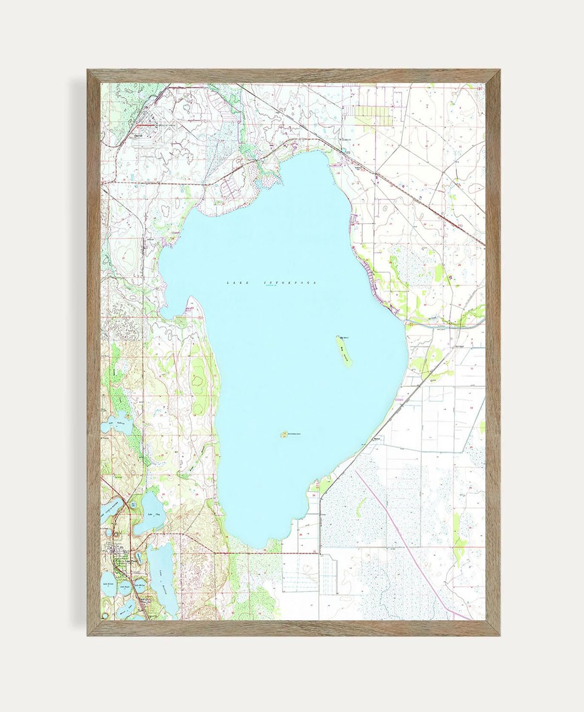 Mapa Del Lago De Florida