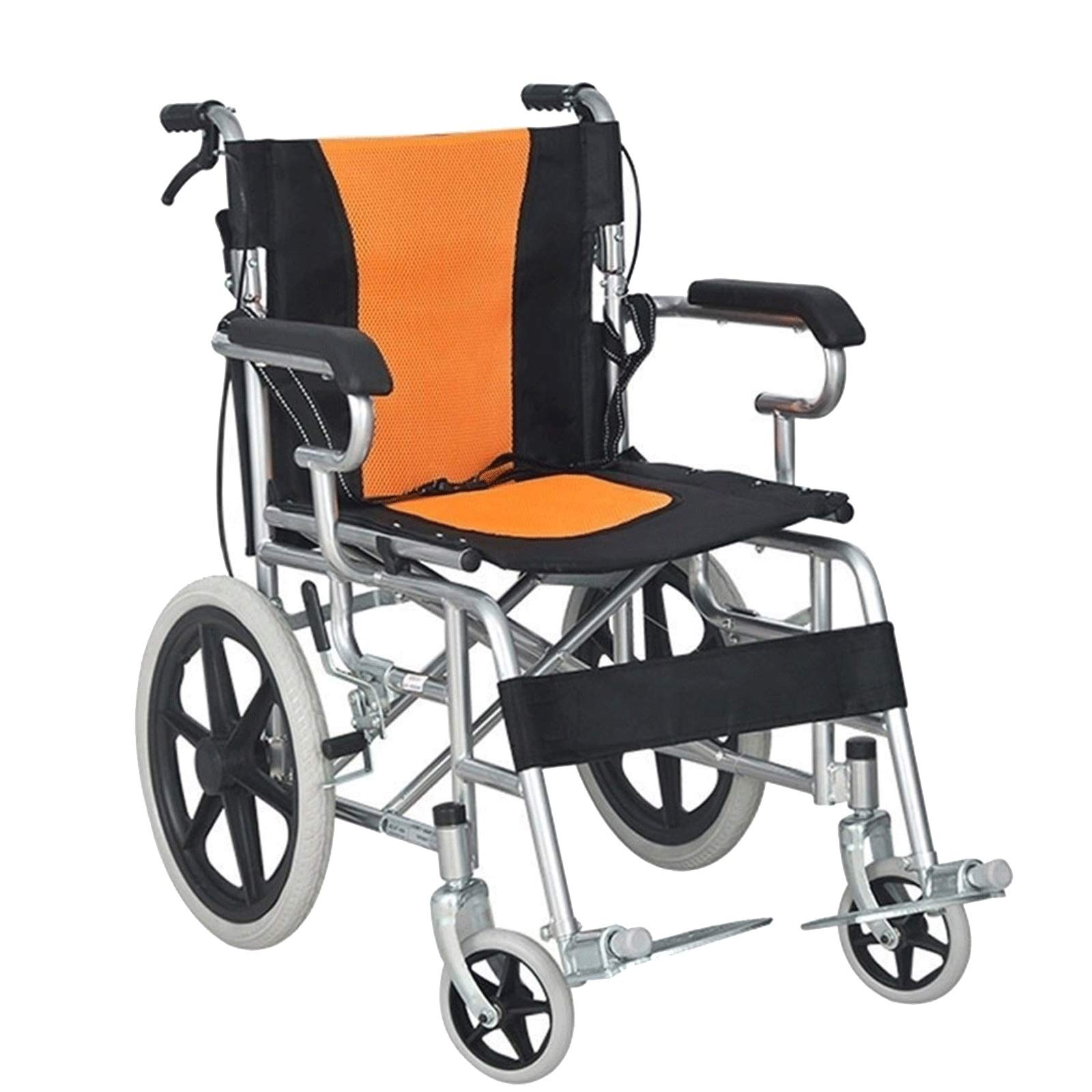 wheelchairs Aluminum Transport Wheelchair With 20 Inch Seat - Foldable ...
