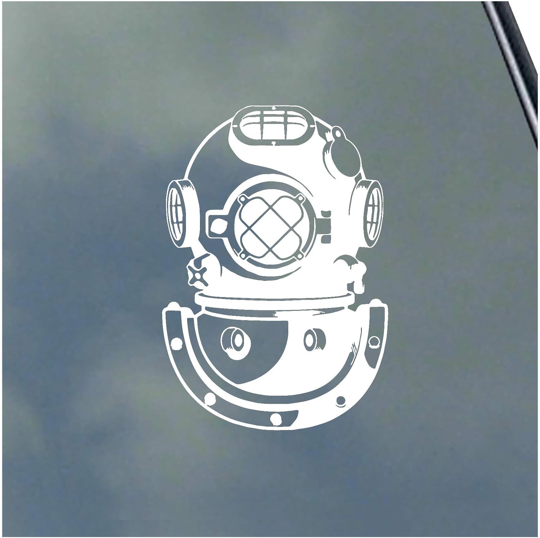 Amazon.com: Scuba Diver Diving Helmet Retro - 3" Vinyl Sticker - for ...
