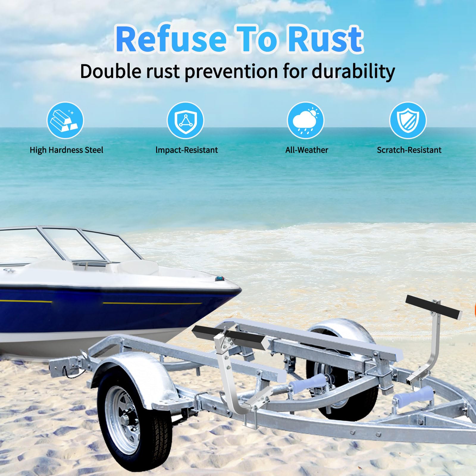 Boat Trailer Guides 2 Foot Bunk Adjustable Design, Boat Trailer Guide ...
