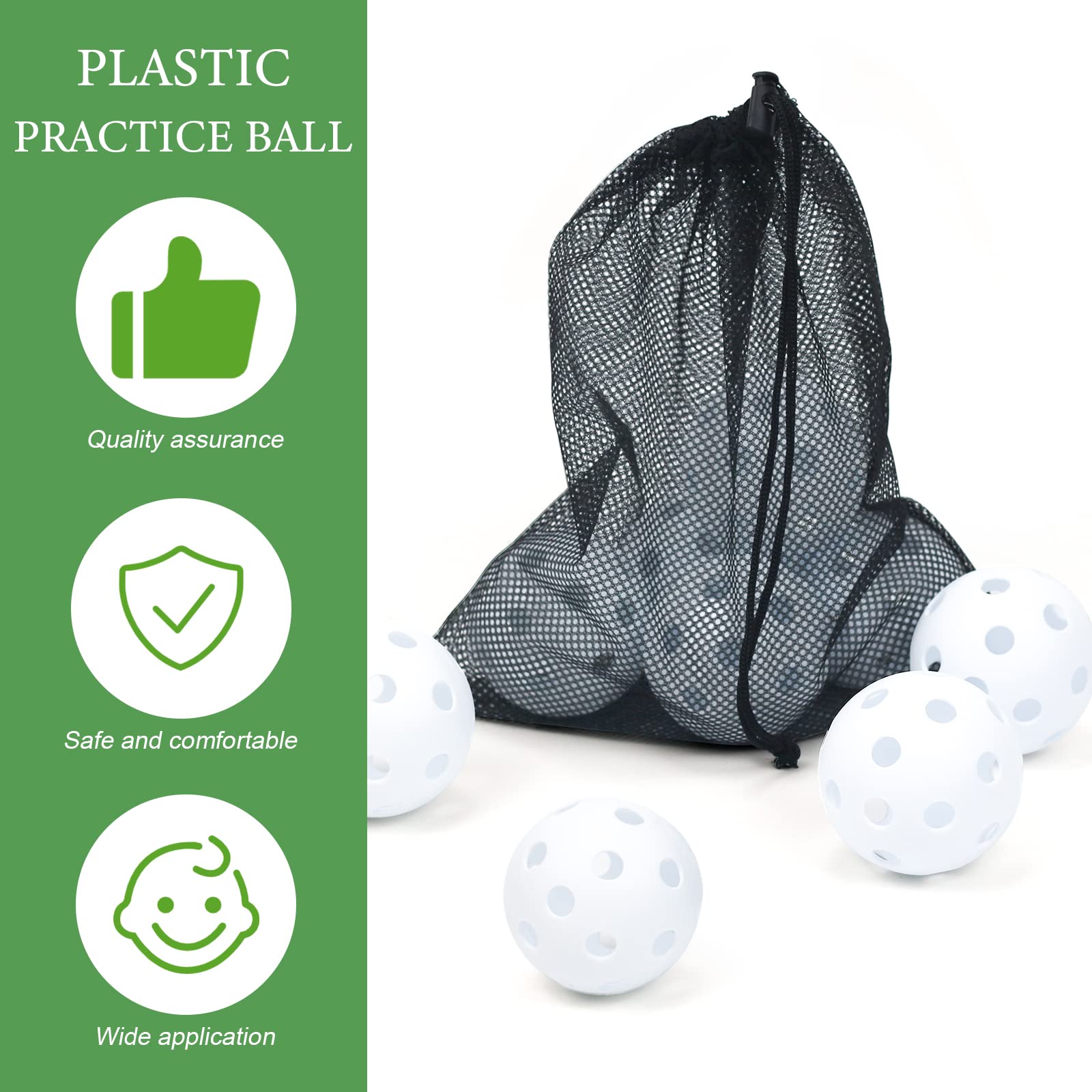Snapklik.com : Bac-kitchen 16 Pack 2.83 Inch Plastic Baseballs,Plastic ...