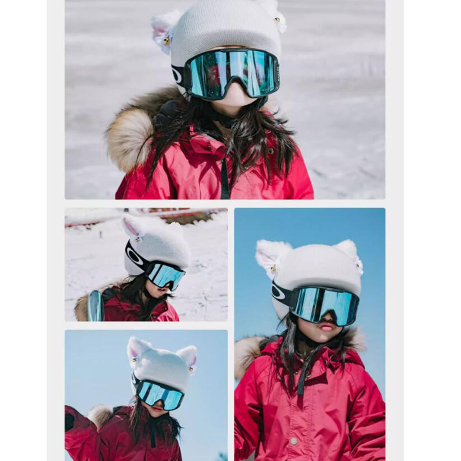 Snowboard Helmet Covers Hoxyheads, Hoxyheads Helmet Cover Unisex Bear