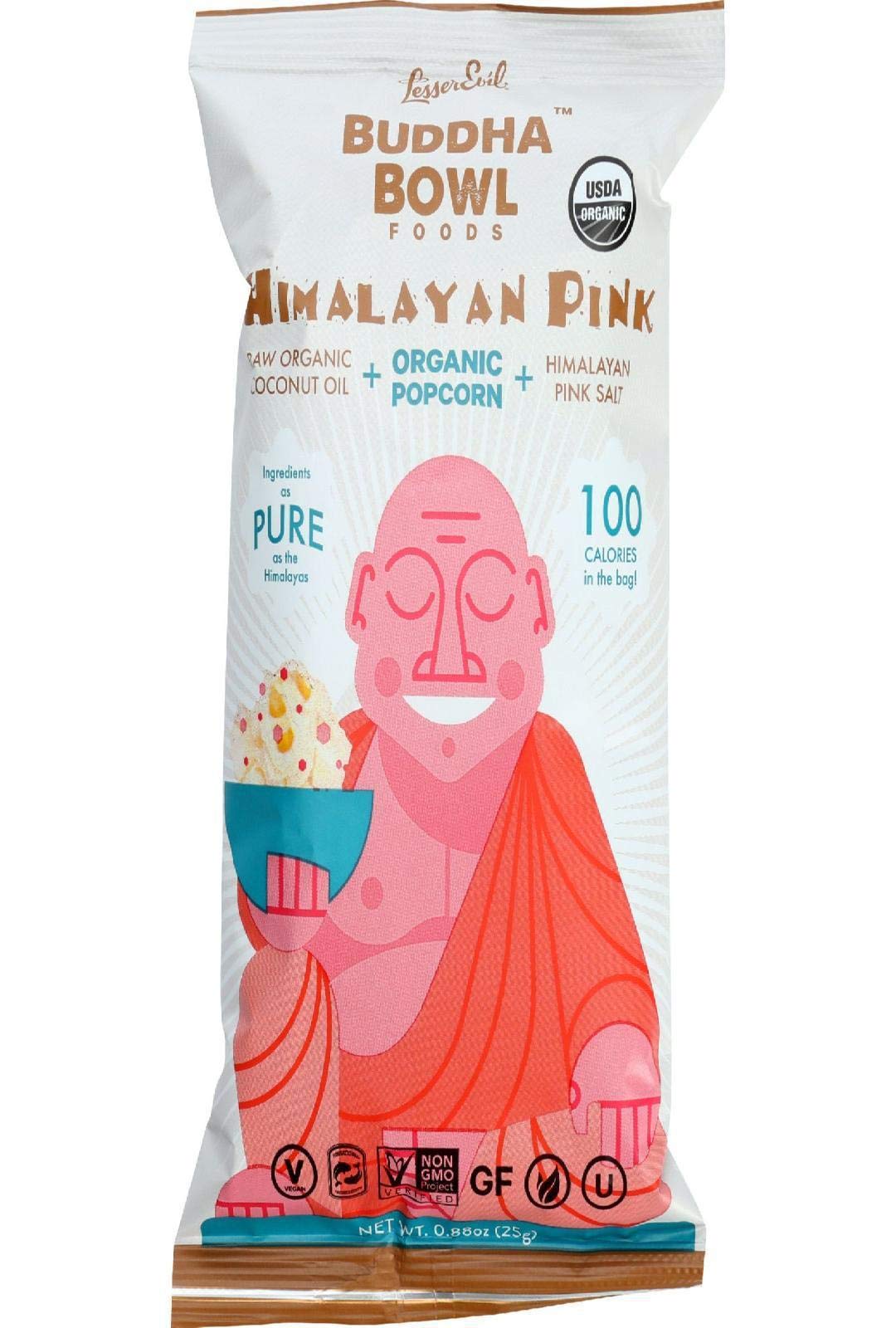 Snapklik.com : Lesser Evil Popcorn - Organic - Himalayan Pink - .88 ...
